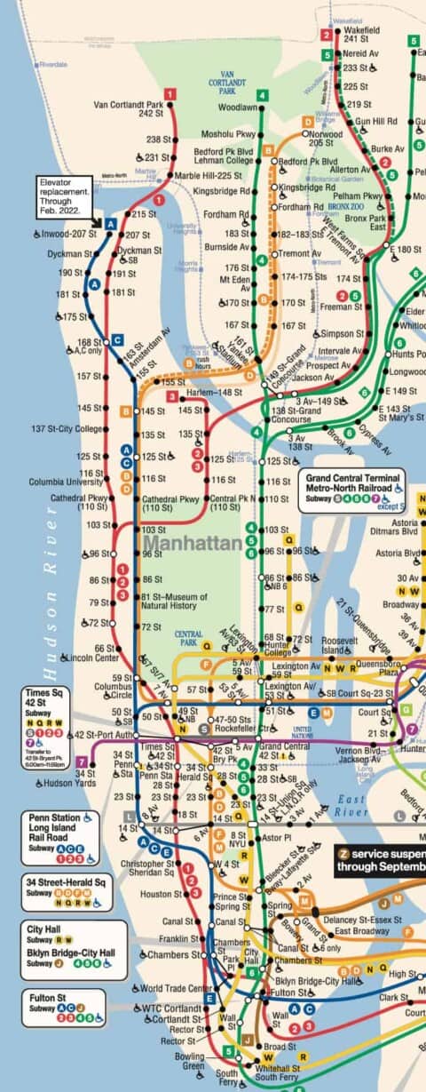 Map of Manhattan: all the info on the famous NYC district