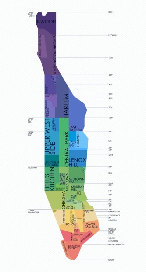 Map of Manhattan: all the info on the famous NYC district